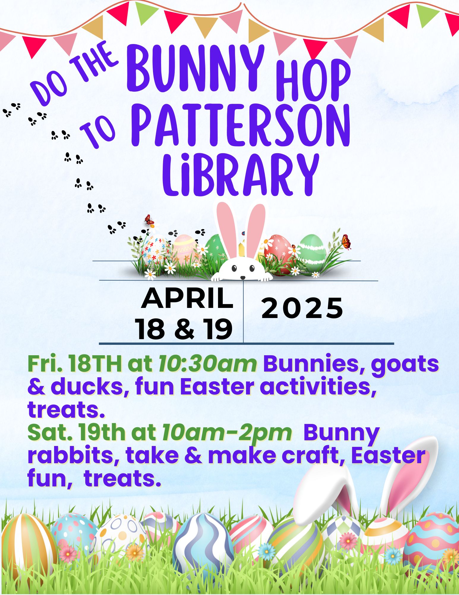 Patterson Library’s Bunny Hop! – Patterson Library